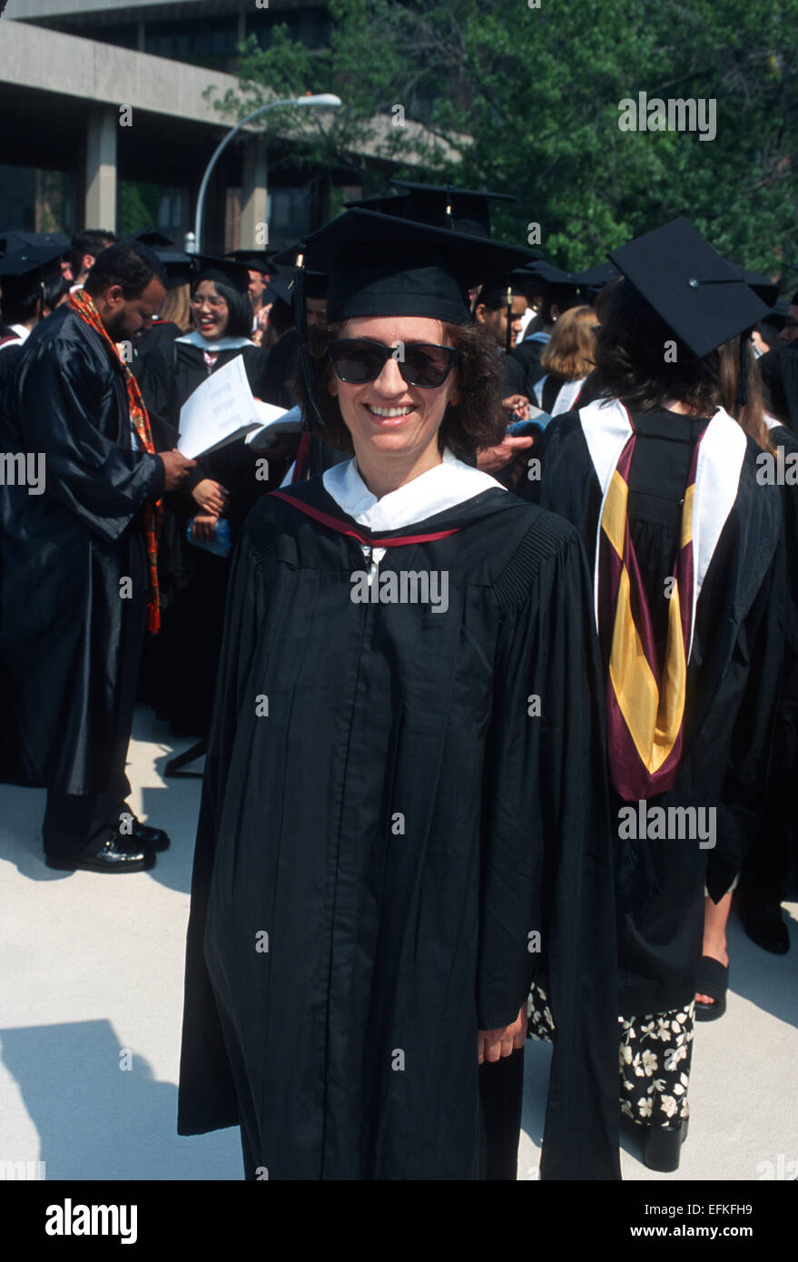 50 year old woman graduates with an advanced Masters of Science ...