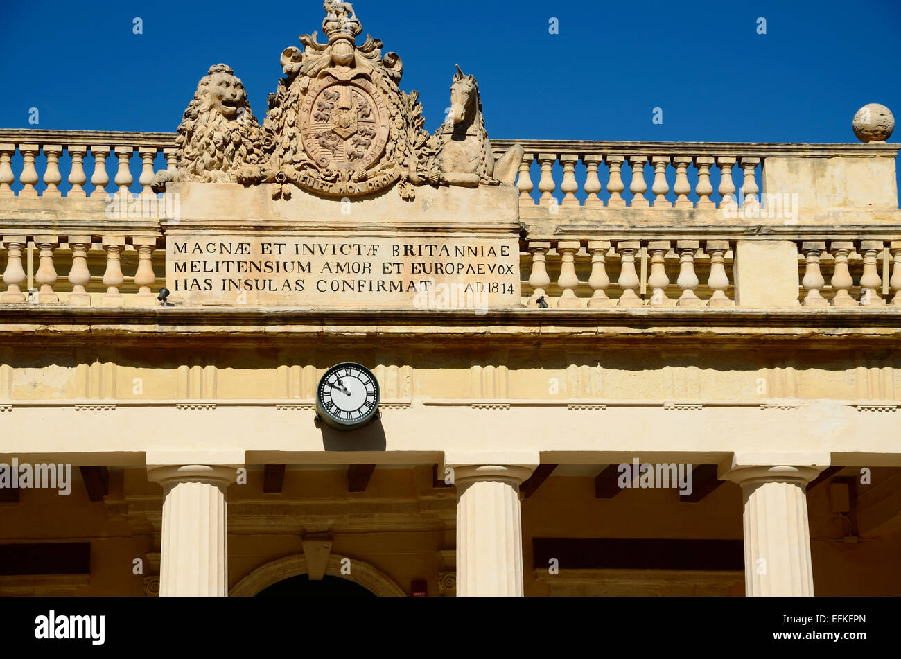Valletta is the capital of Malta Stock Photo - Alamy