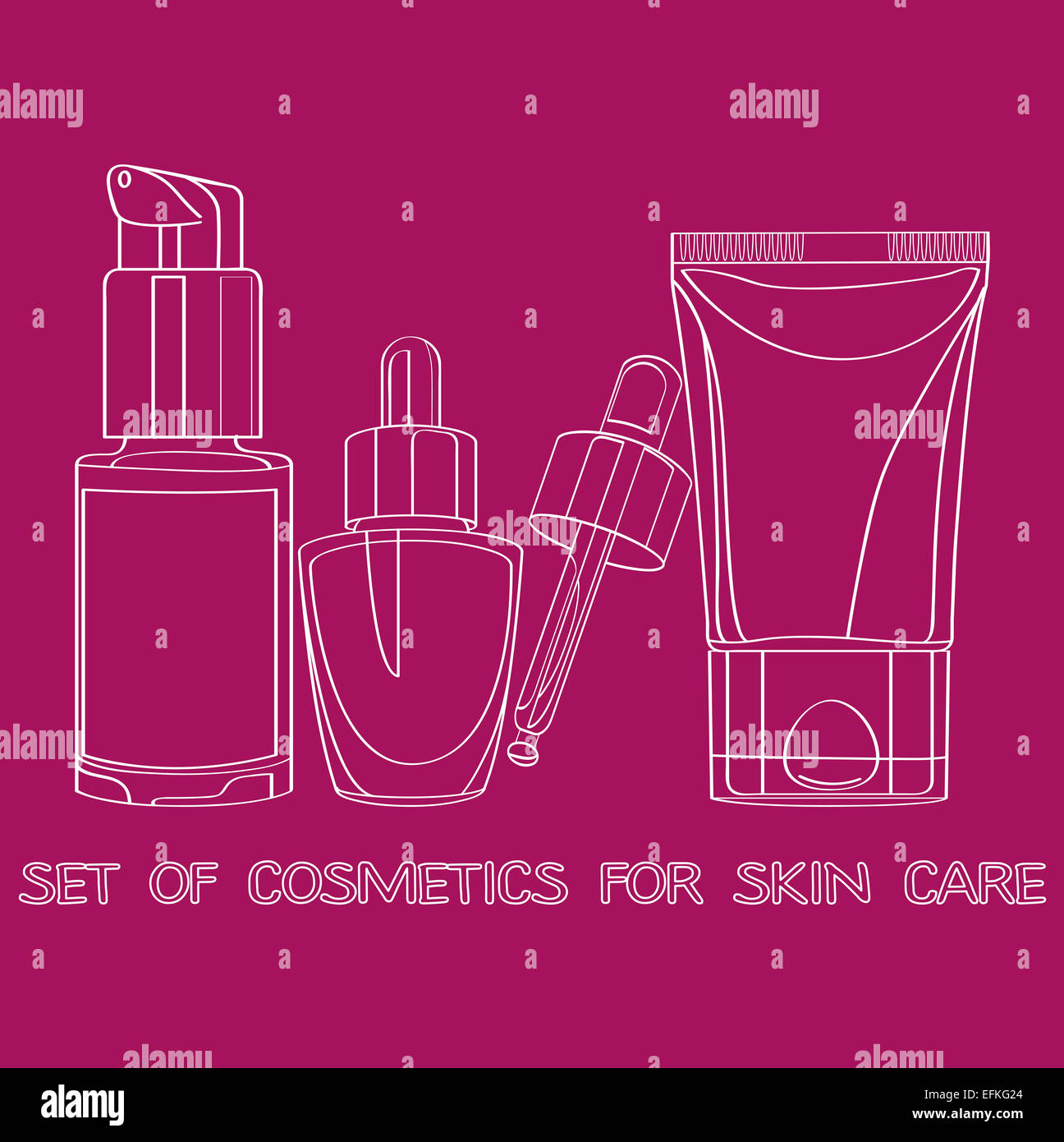 Skin care products isolated hi-res stock photography and images - Alamy