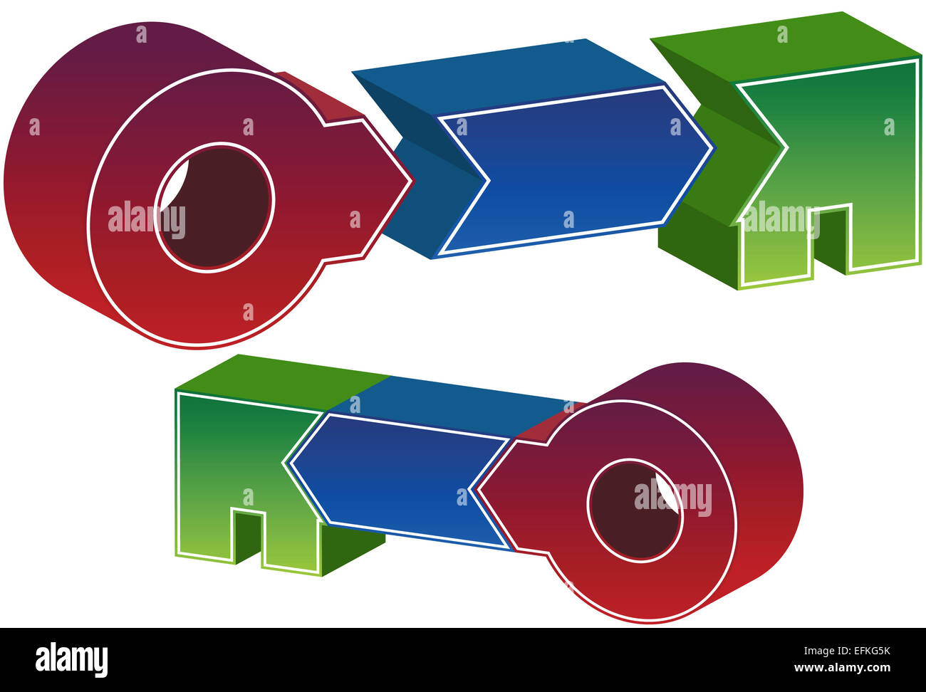 3d shapes hi-res stock photography and images - Alamy