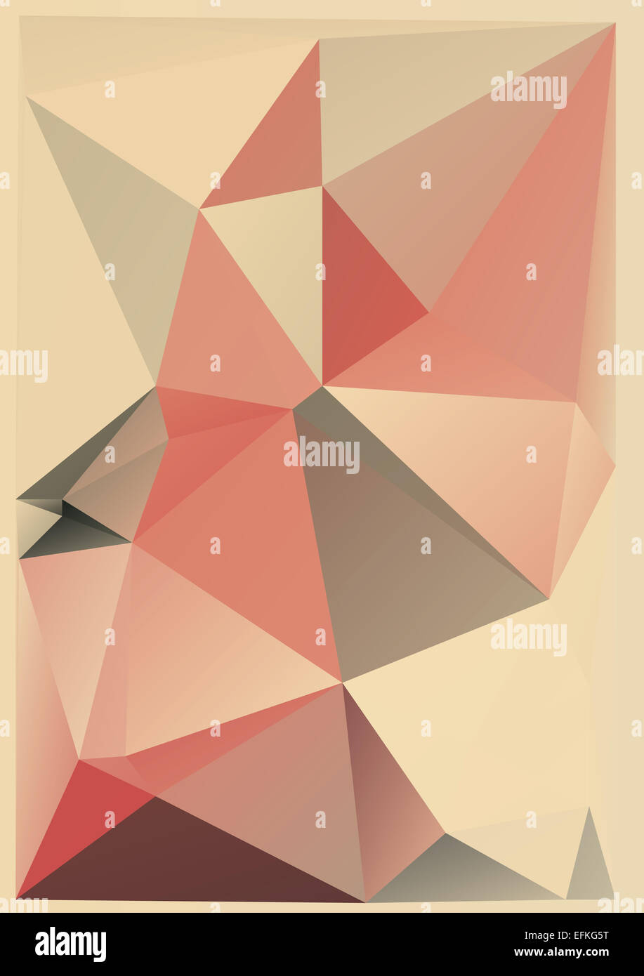 Abstract geometric background with triangle parametric shape Stock ...