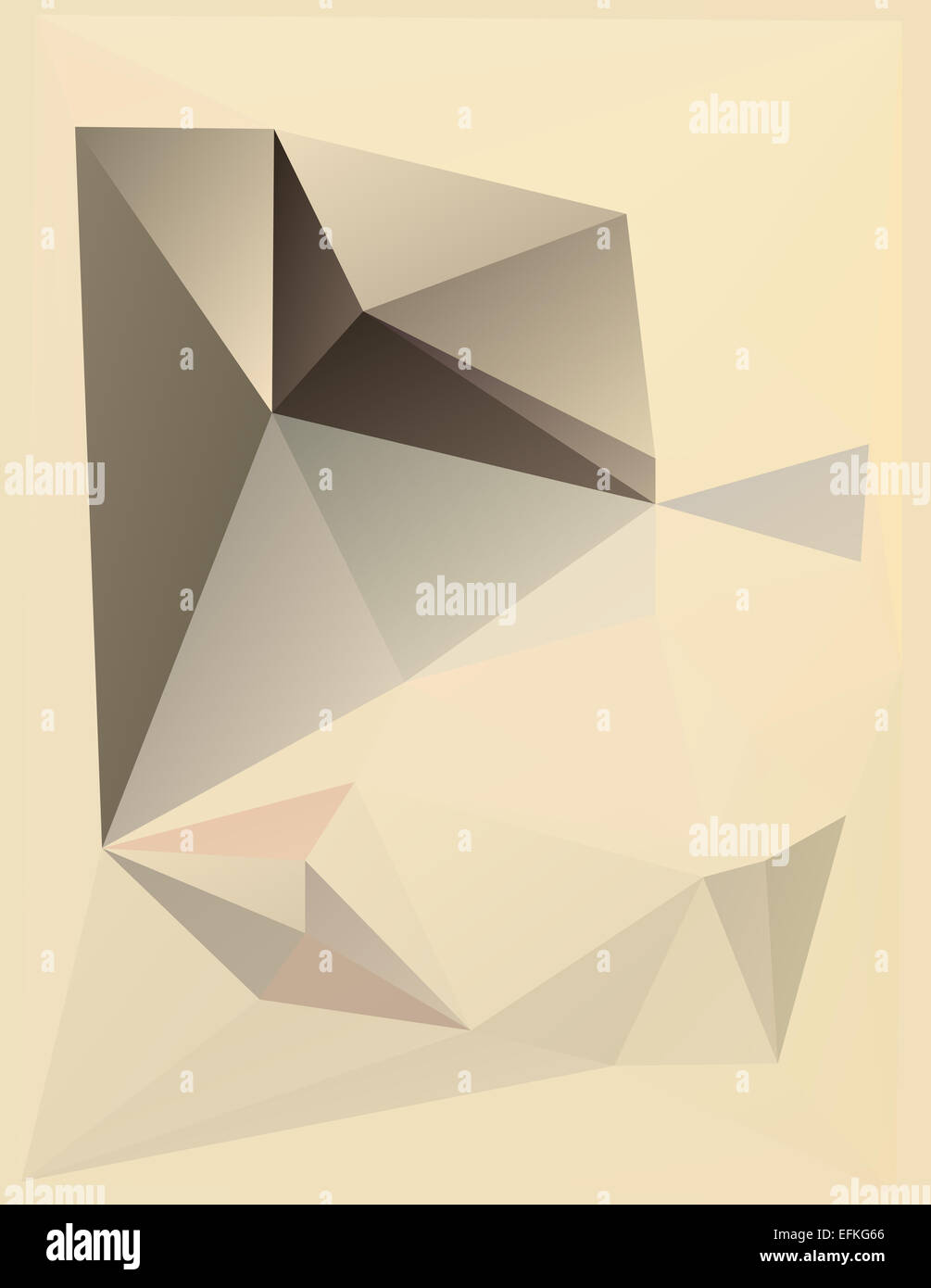 Abstract geometric background with triangle parametric shape Stock ...