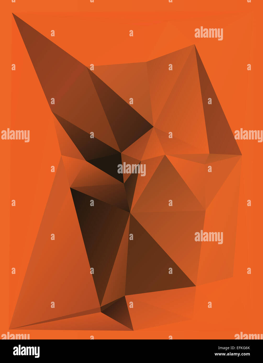 Abstract geometric background with triangle parametric shape Stock ...