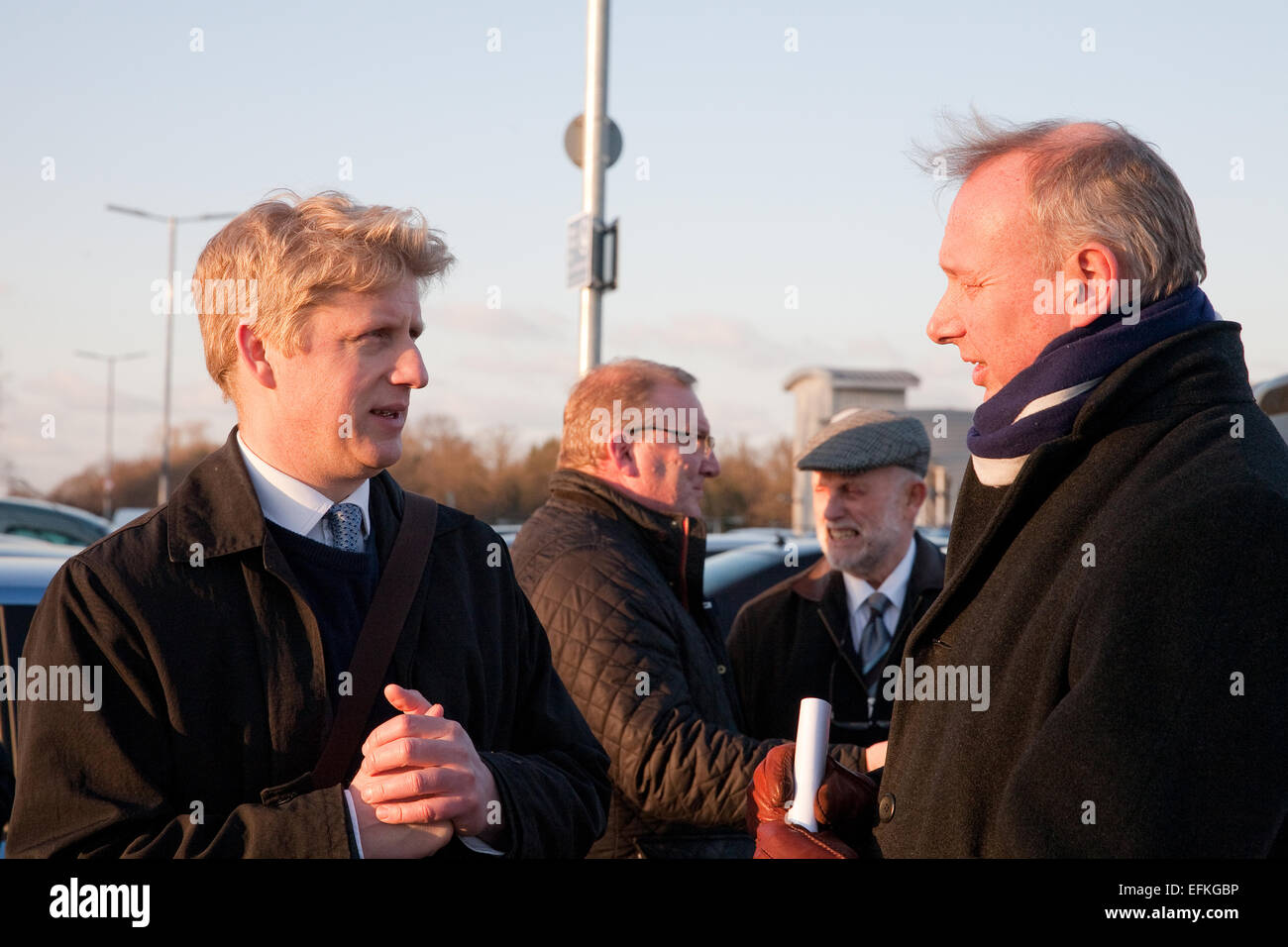 Jo Johnson MP chats to David Stratham during the opening of Orpington ...