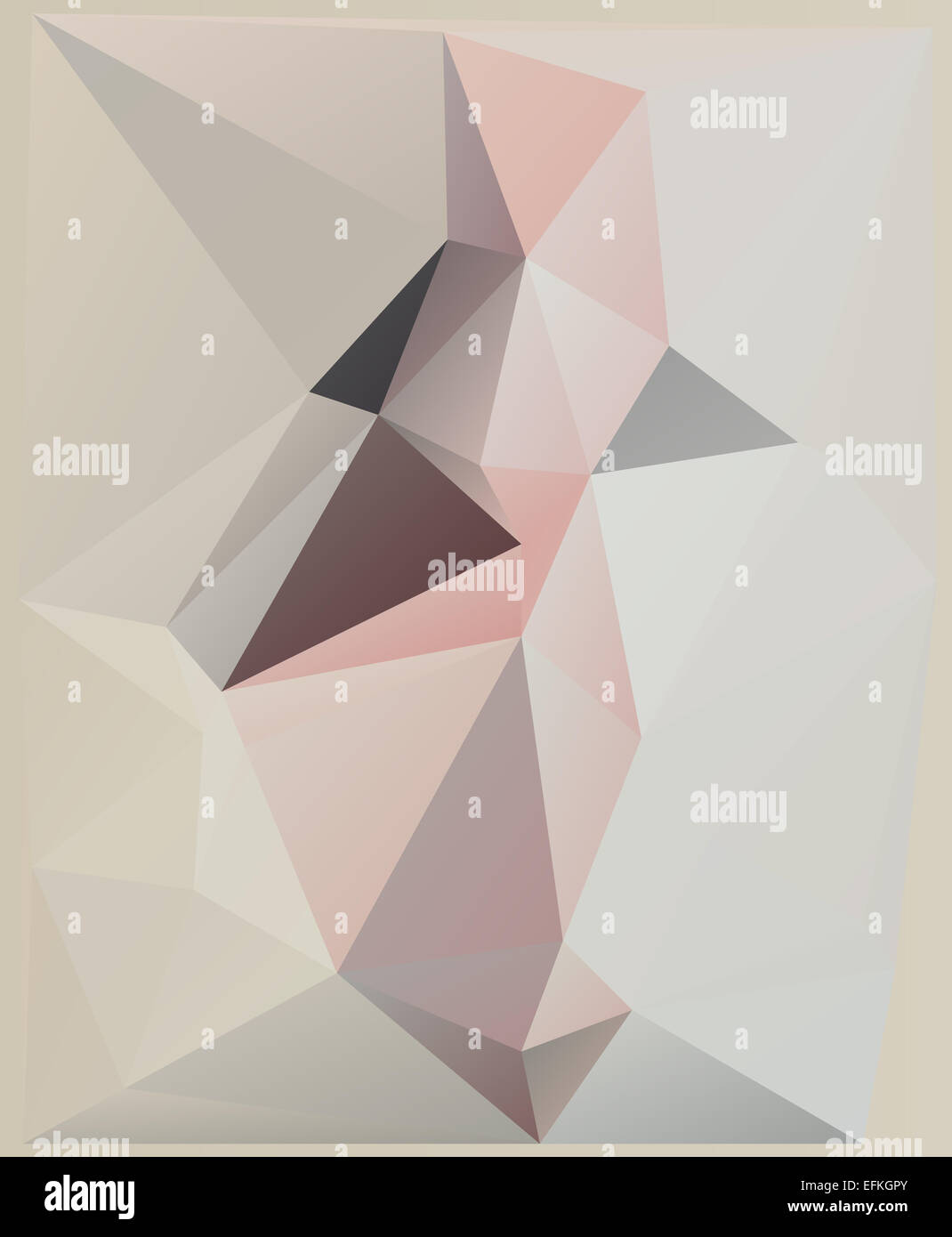 Abstract geometric background with triangle parametric shape Stock ...