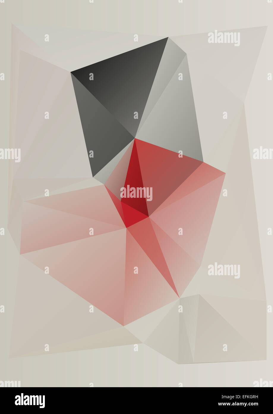 Abstract geometric background with triangle parametric shape Stock ...