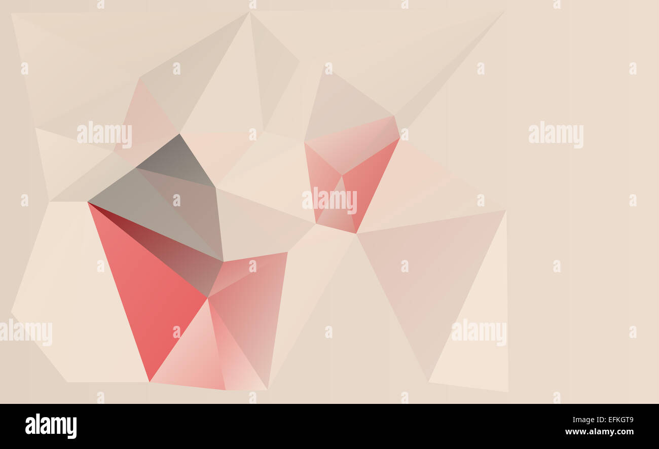 Abstract geometric background with triangle parametric shape Stock ...
