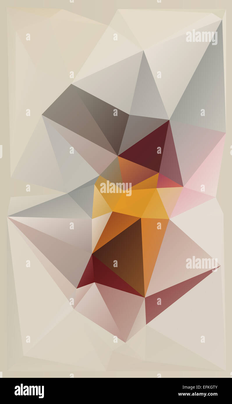 Abstract geometric background with triangle parametric shape Stock ...