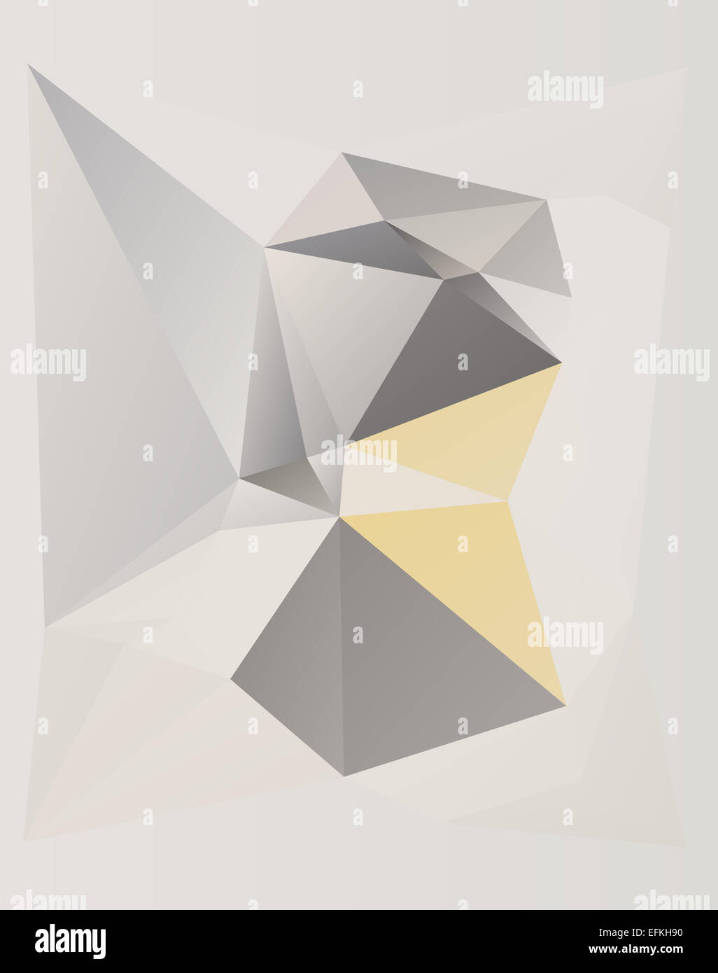 Abstract geometric background with triangle parametric shape Stock ...