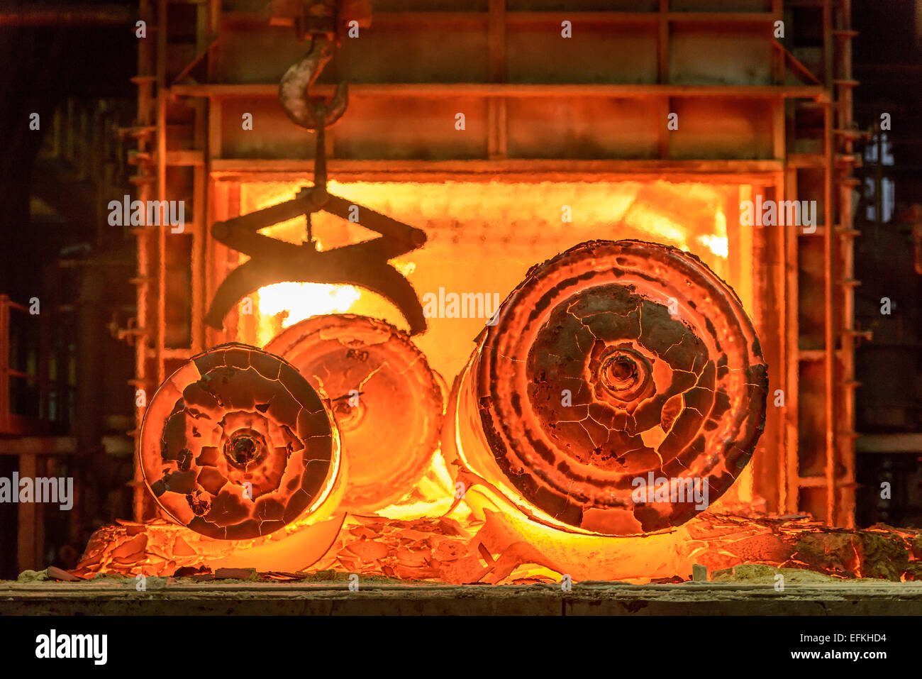 Steelworks furnace hi-res stock photography and images - Alamy