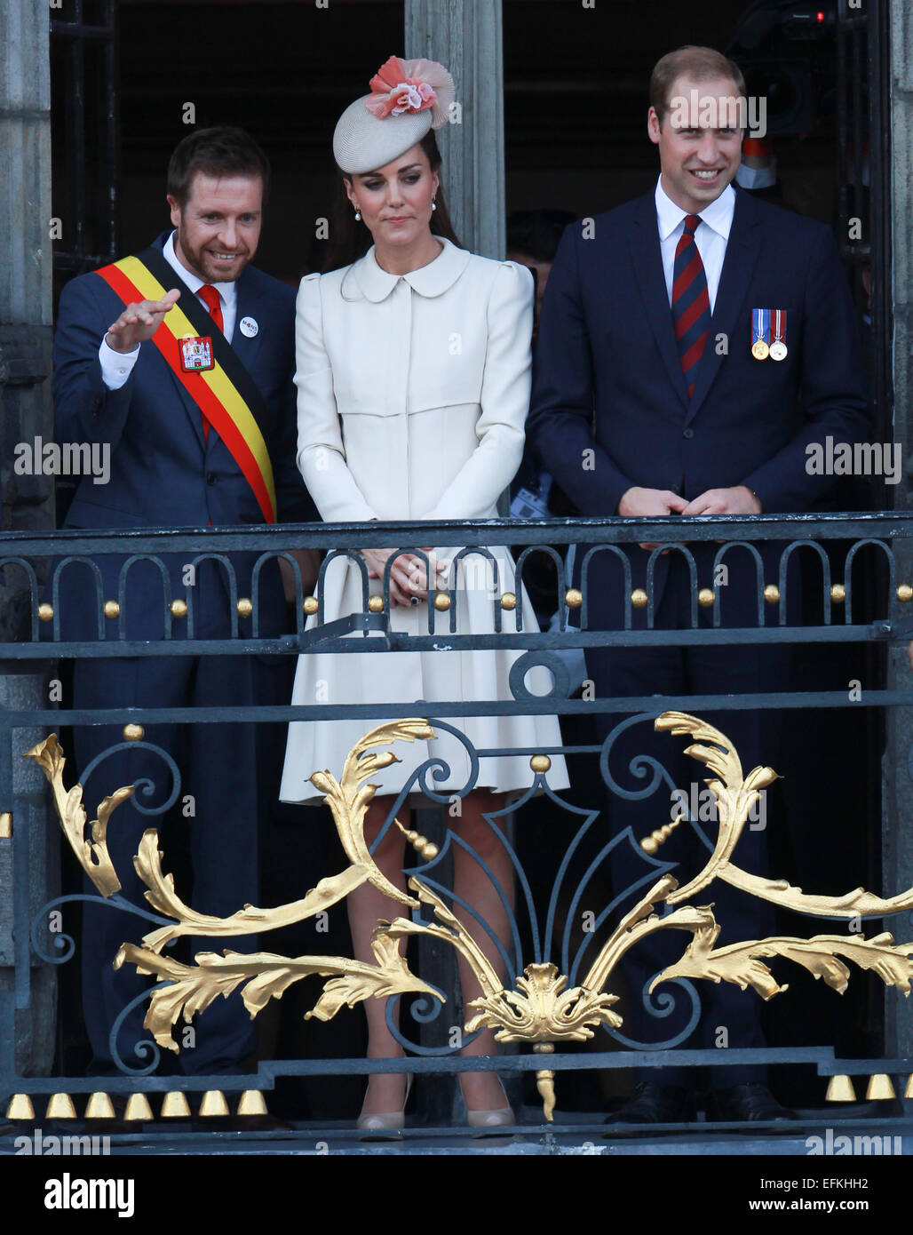 Princes William and Harry, Catherine Duchess of Cambridge visit Mons ...