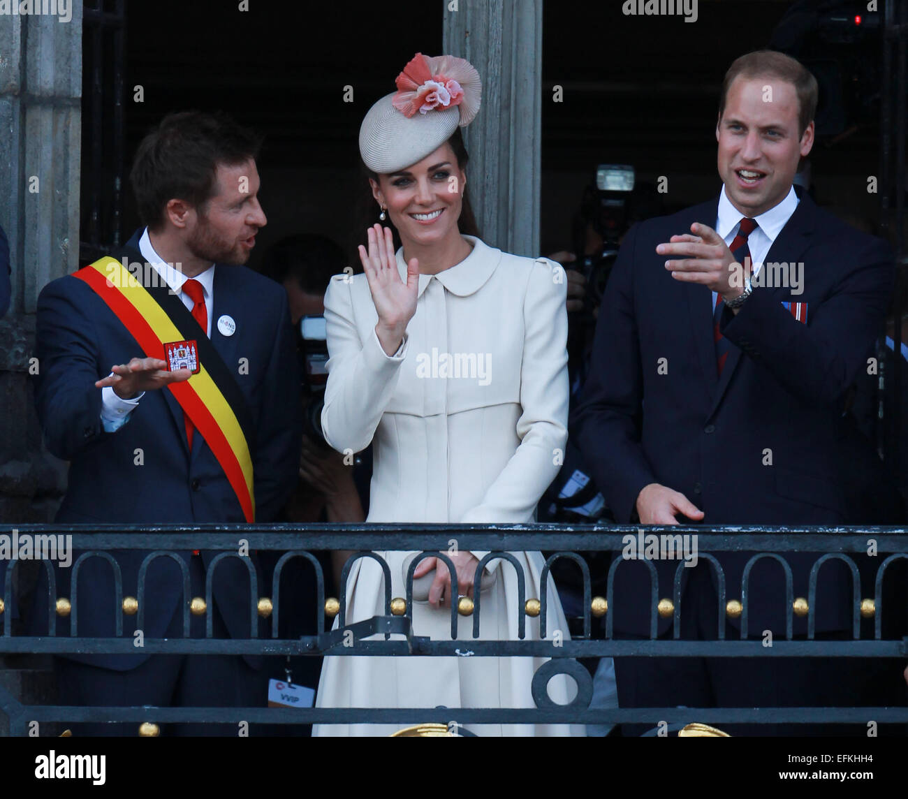 Princes William and Harry, Catherine Duchess of Cambridge visit Mons ...