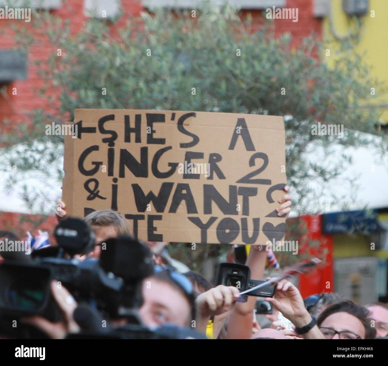 Duchess cambridge visit mons hi-res stock photography and images - Alamy