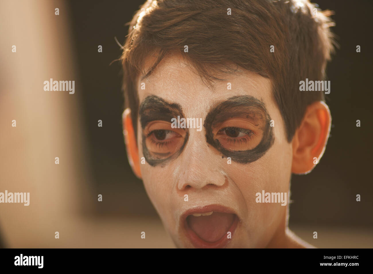 Skeleton face hi-res stock photography and images - Alamy