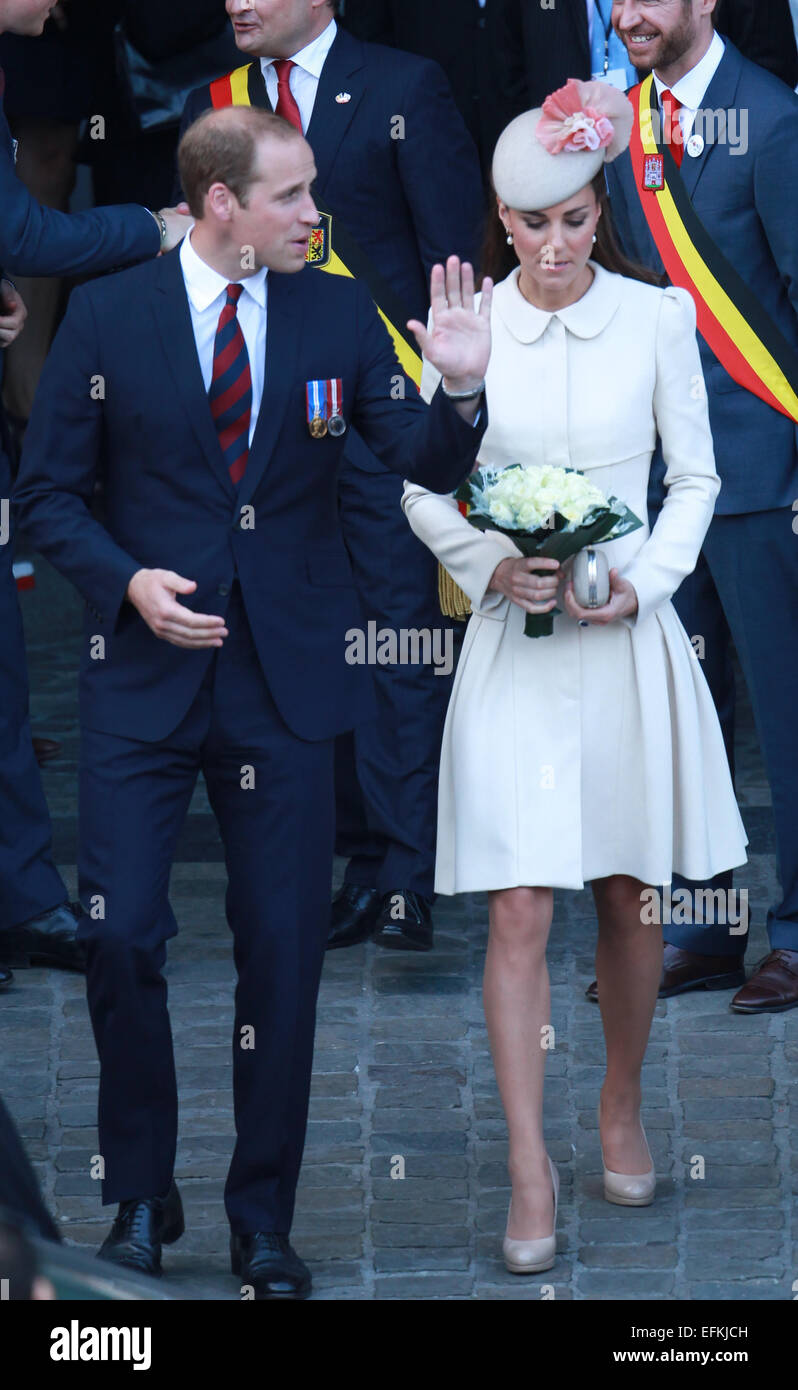 Princes William and Harry, Catherine Duchess of Cambridge visit Mons ...