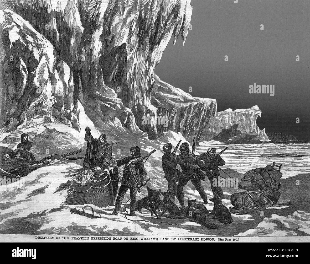 JOHN FRANKLIN (1786-1847) British Royal Navy officer. A rescue ...