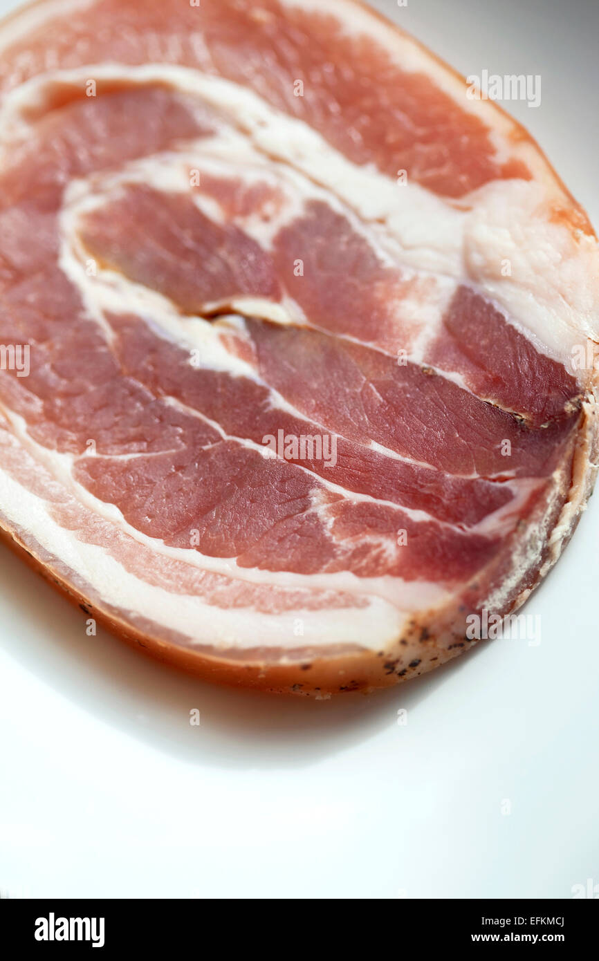 Slice of bacon in a kitchen Stock Photo - Alamy