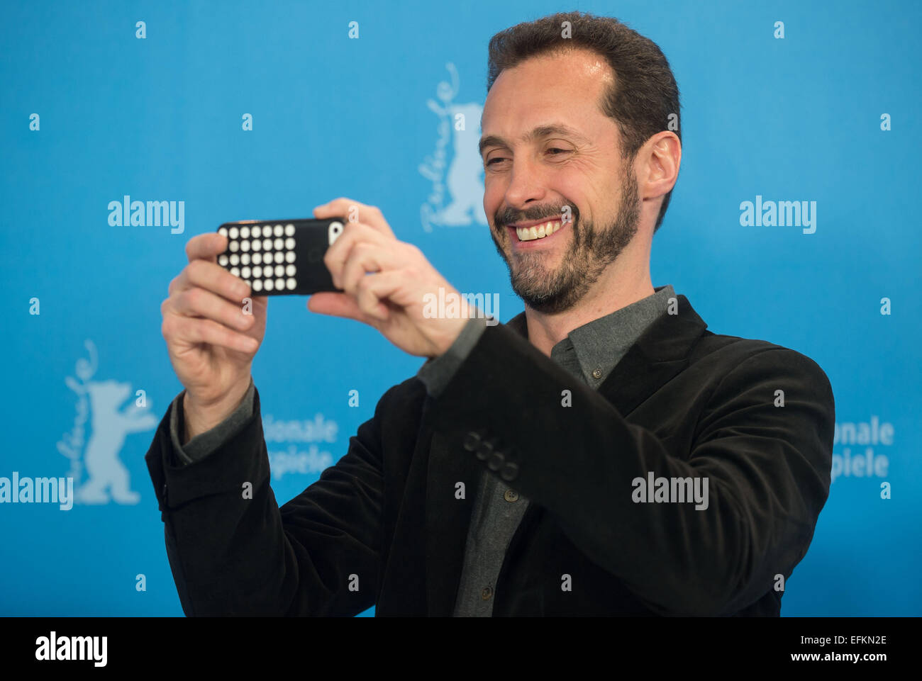 Berlin, Germany. 06th Feb, 2015. Mexican director Gabriel poses during ...