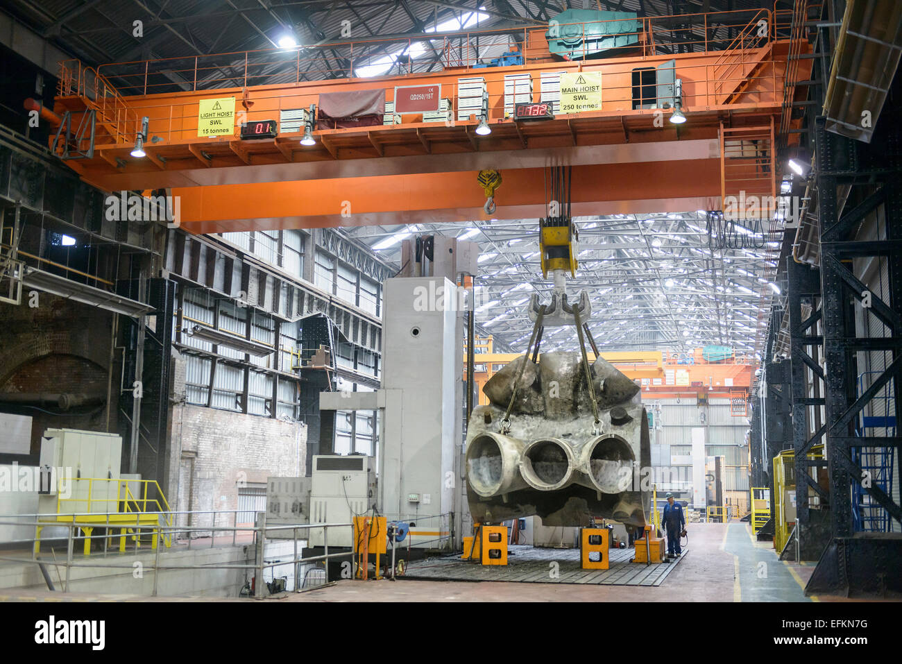 Man in crane hi-res stock photography and images - Alamy