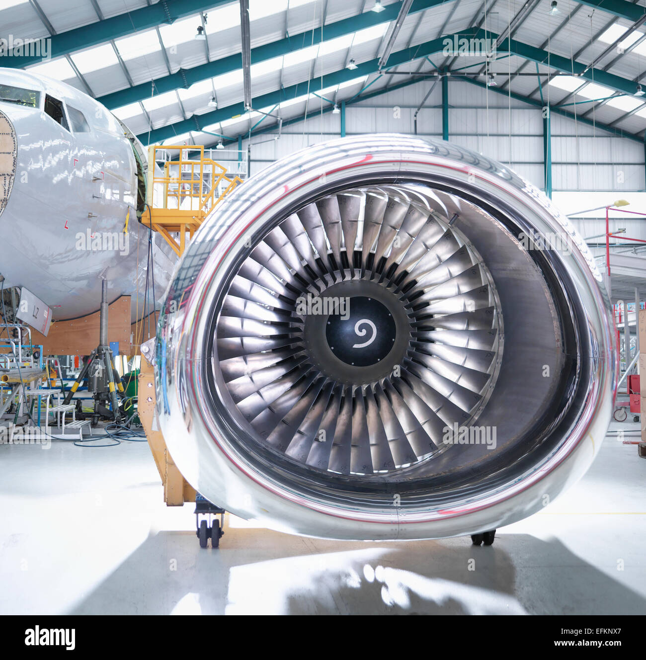 Aircraft manufacture engine hi-res stock photography and images - Alamy