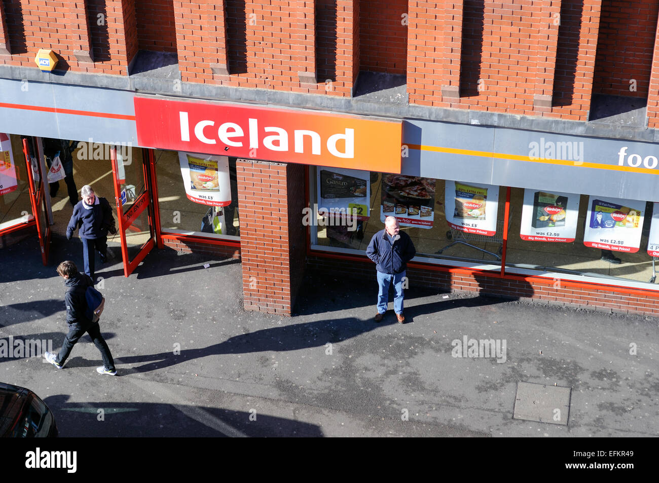 Iceland Frozen Food Store Stock Photo - Alamy