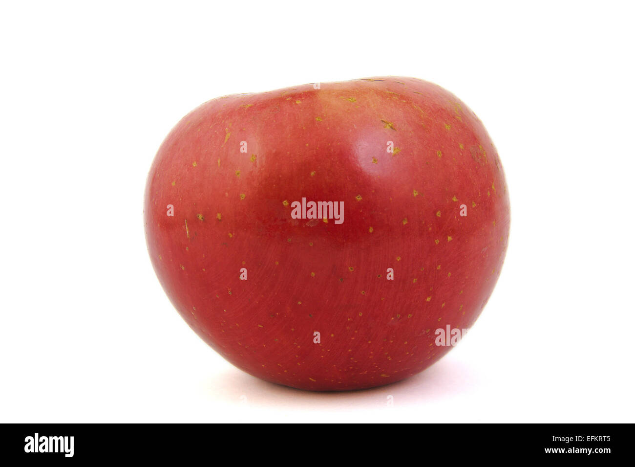Red Fuji apple on white background Stock Photo - Alamy