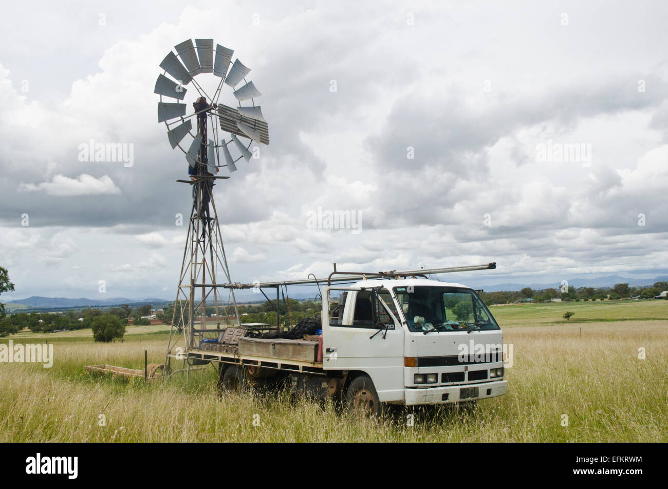 Truck windmill hi-res stock photography and images - Alamy