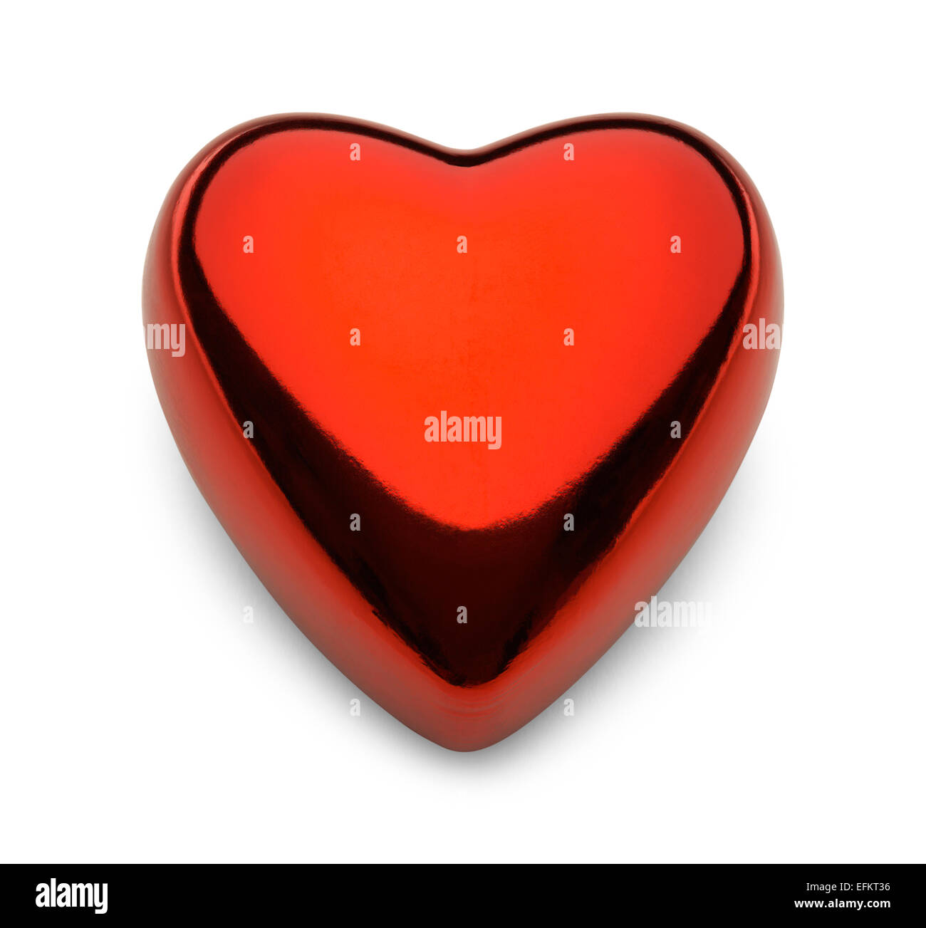 Red Shiny Red Heart In The Middle Says Thet Hearted