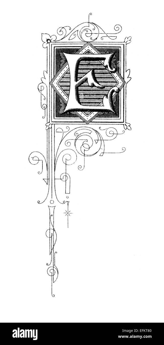 Letter e century Cut Out Stock Images & Pictures - Alamy