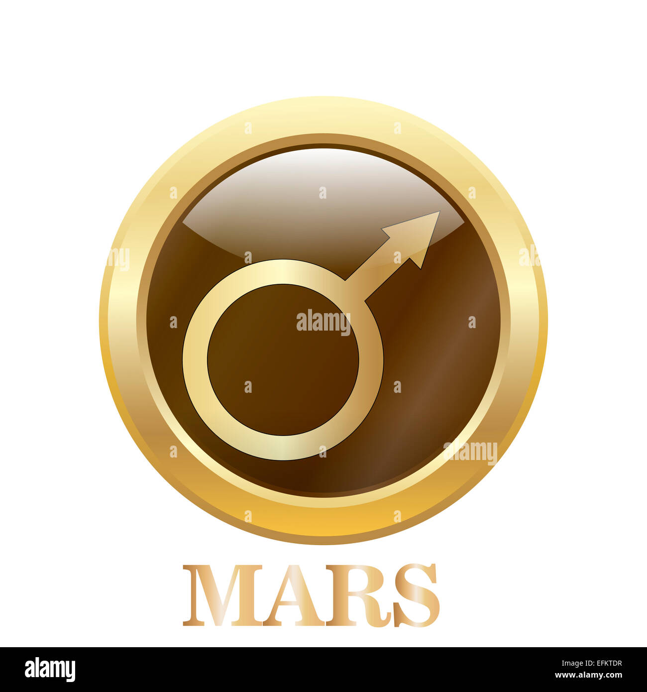 Mars. Vector illustration Stock Photo - Alamy