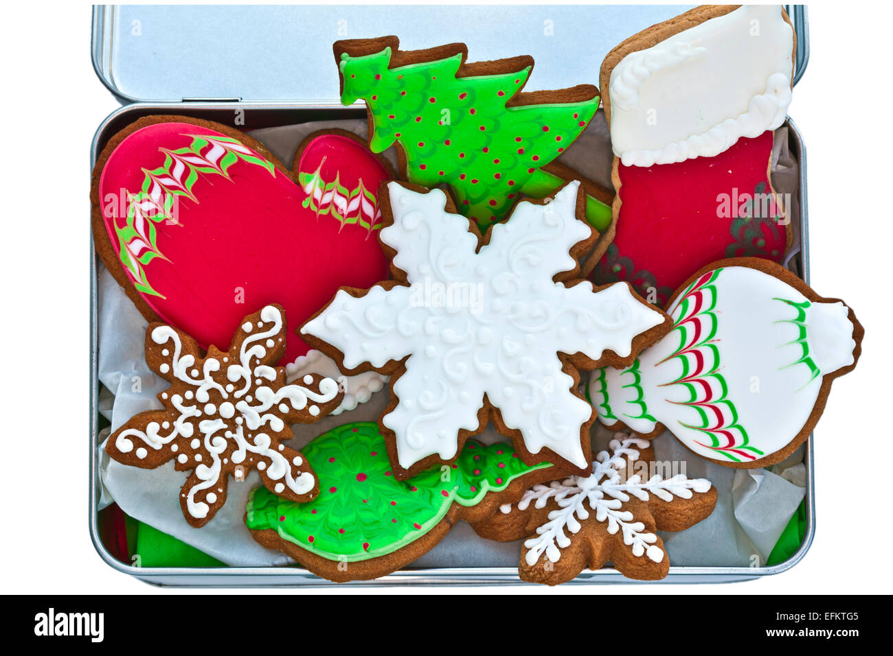 Gingerbread snowflake hi-res stock photography and images - Alamy