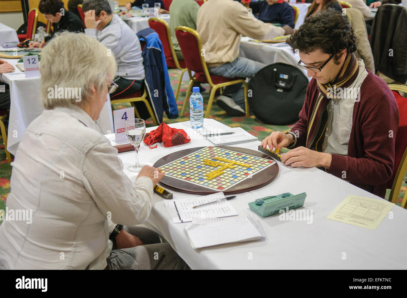 People Playing Scrabble