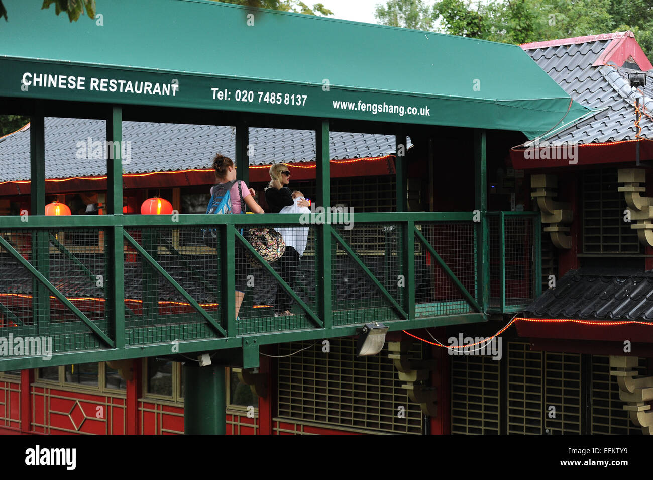 Feng shang princess floating chinese restaurant hi-res stock ...