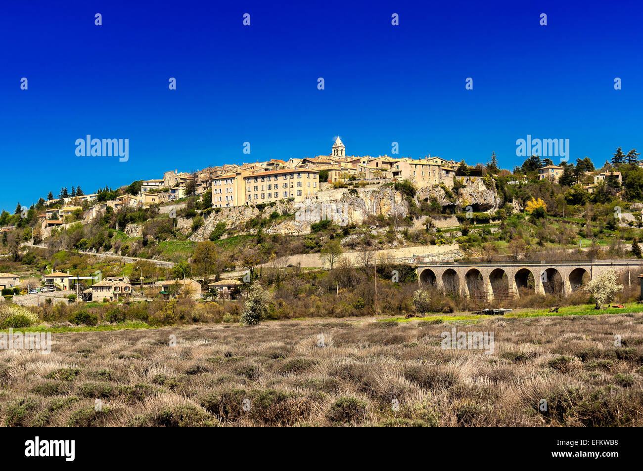 Village de Sault Vaucluse France 84 Stock Photo - Alamy