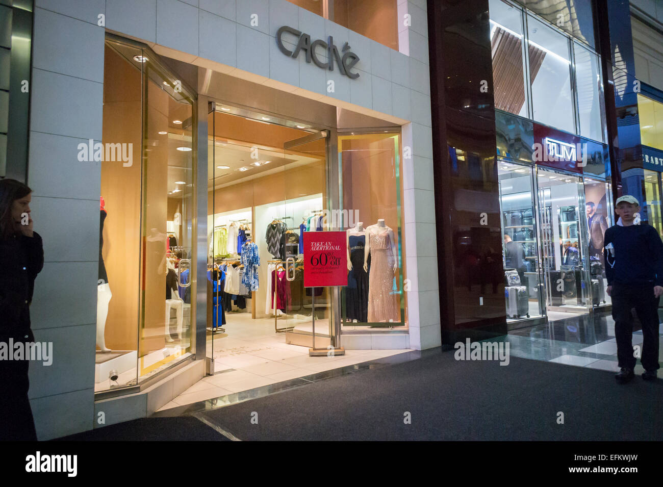 A Caché store in the Time Warner Center in New York is seen on Thursday ...