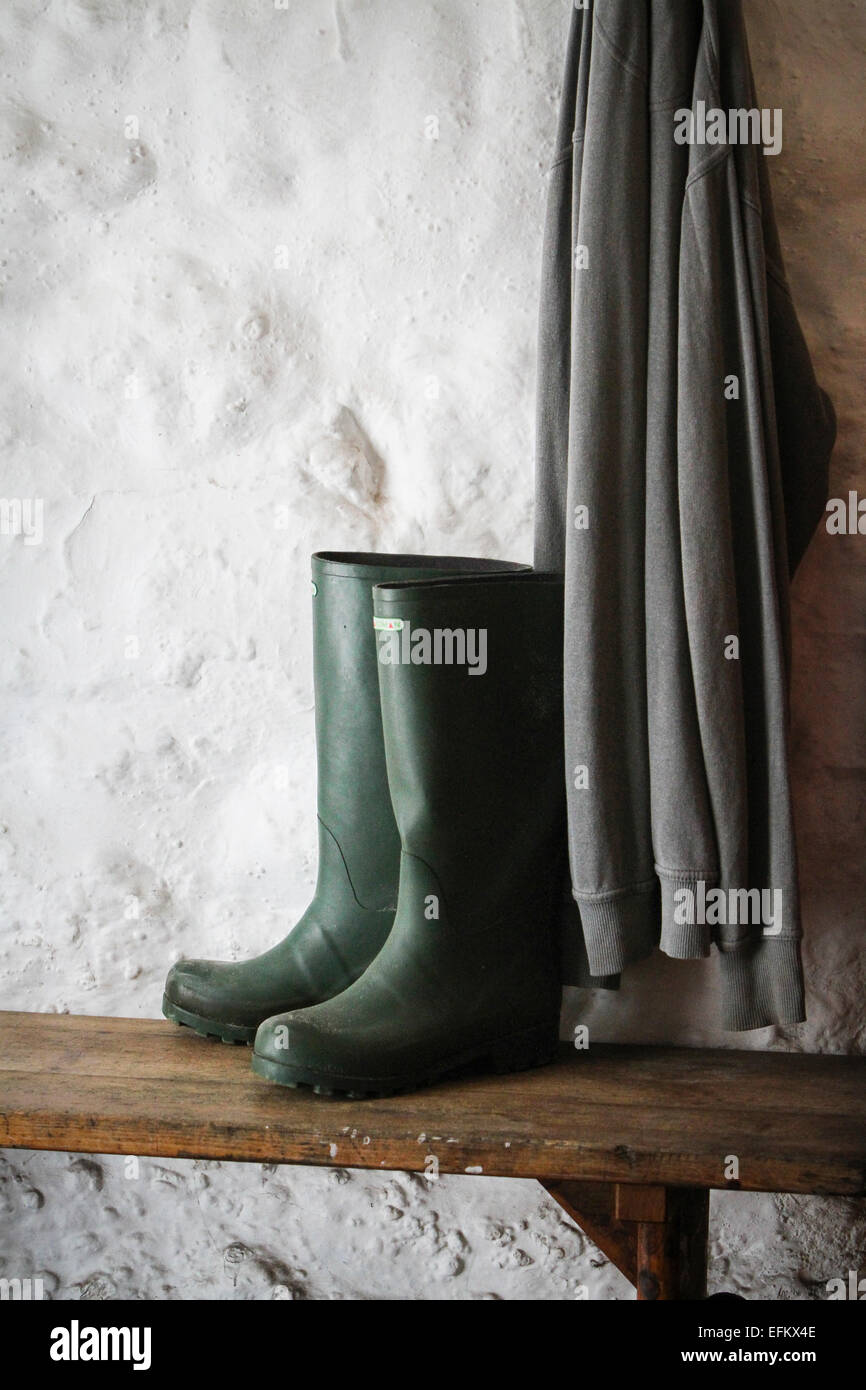 Wet jacket hanging hi-res stock photography and images - Alamy