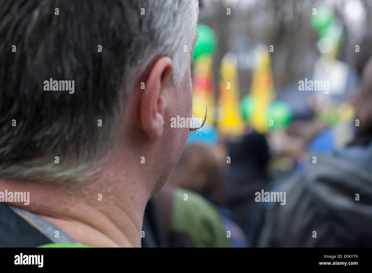 man moustache Berlin Germany Stock Photo - Alamy