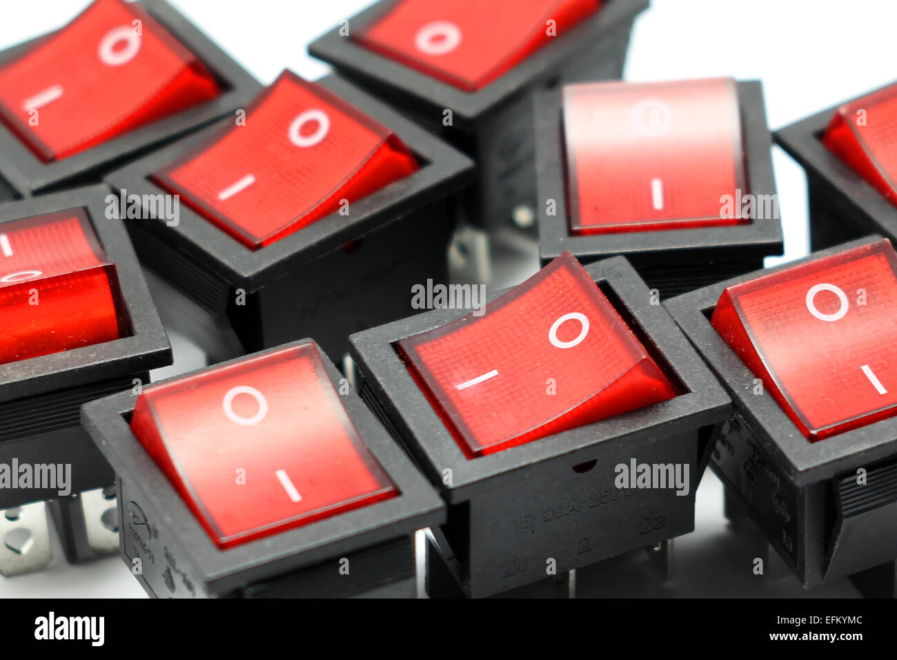 group of electrical switch Stock Photo - Alamy