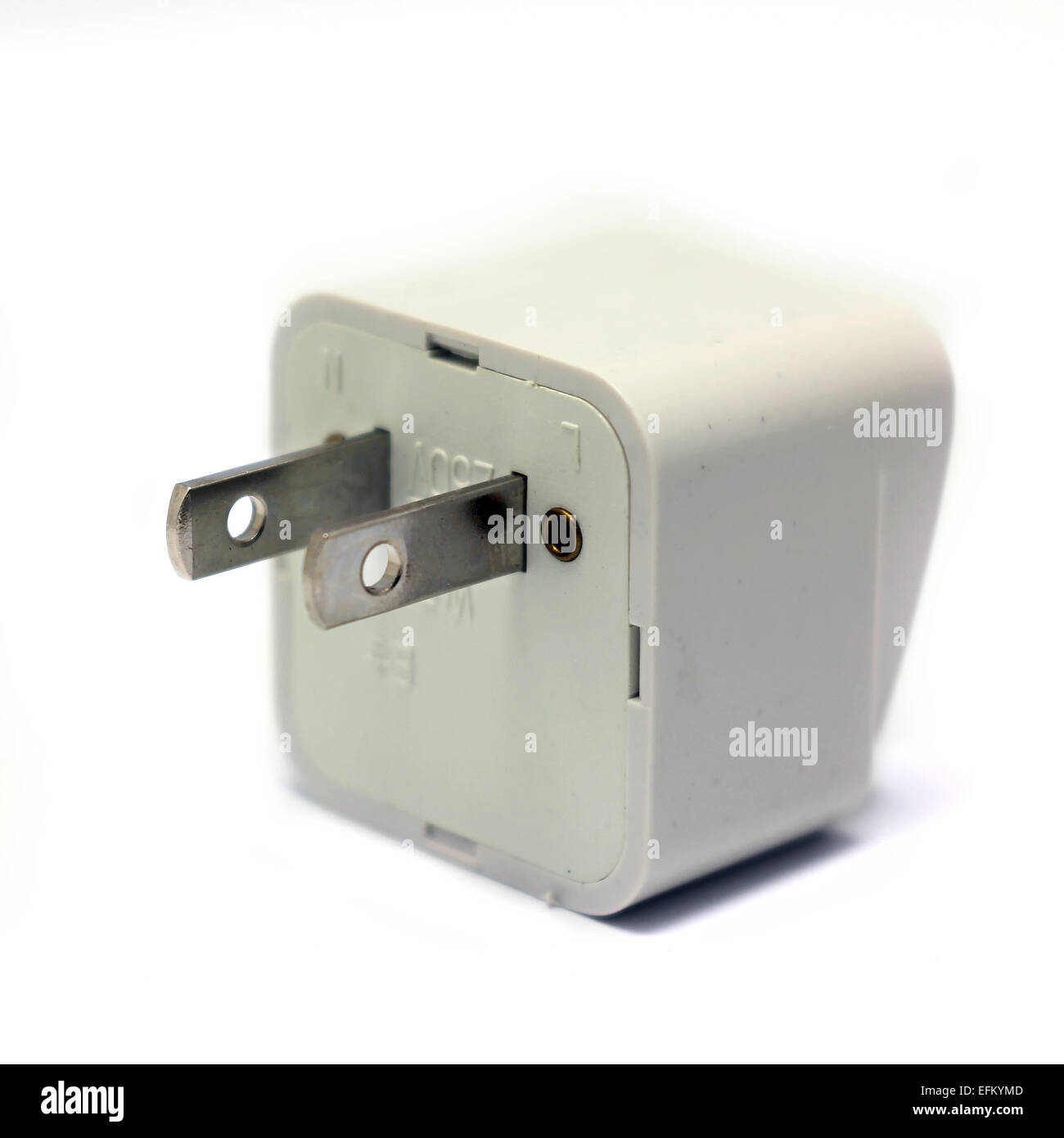 electrical plug isolated on white background Stock Photo - Alamy