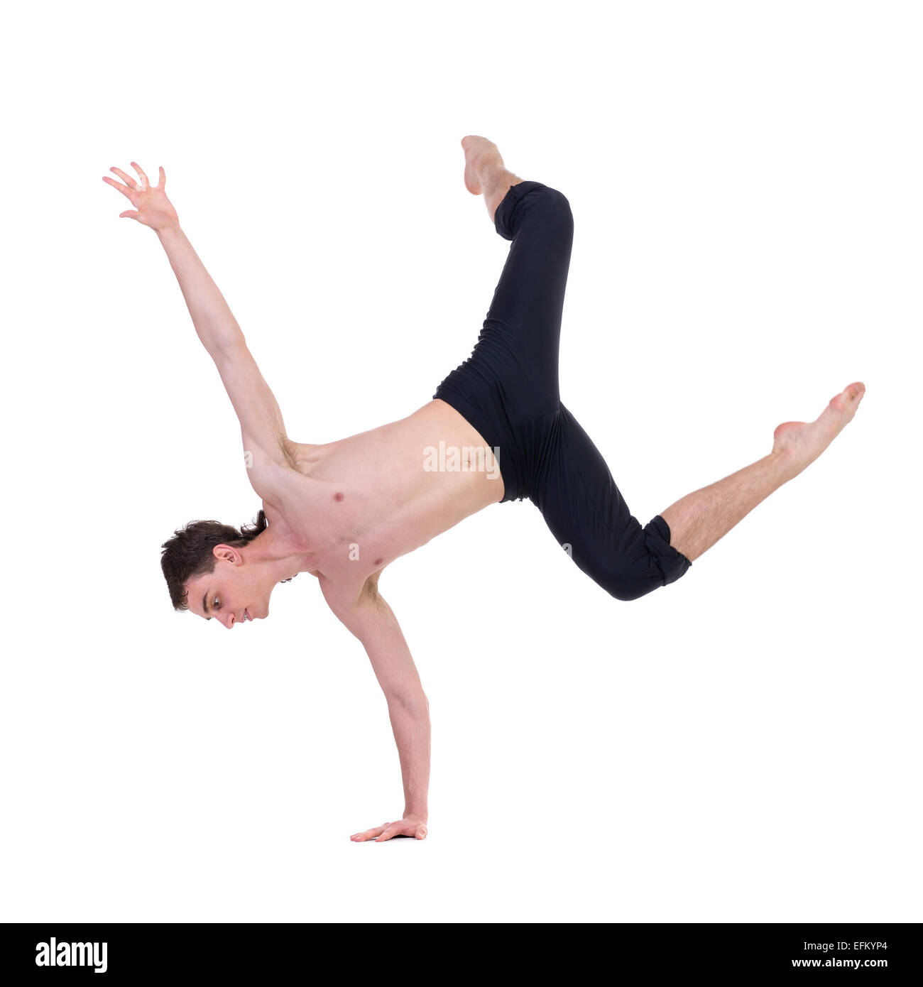 young and stylish modern ballet dancer jumping Stock Photo - Alamy