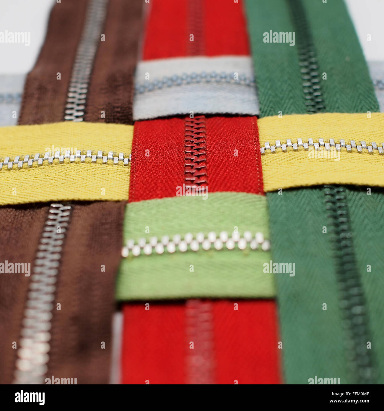 colorful fabric zipper as background Stock Photo - Alamy