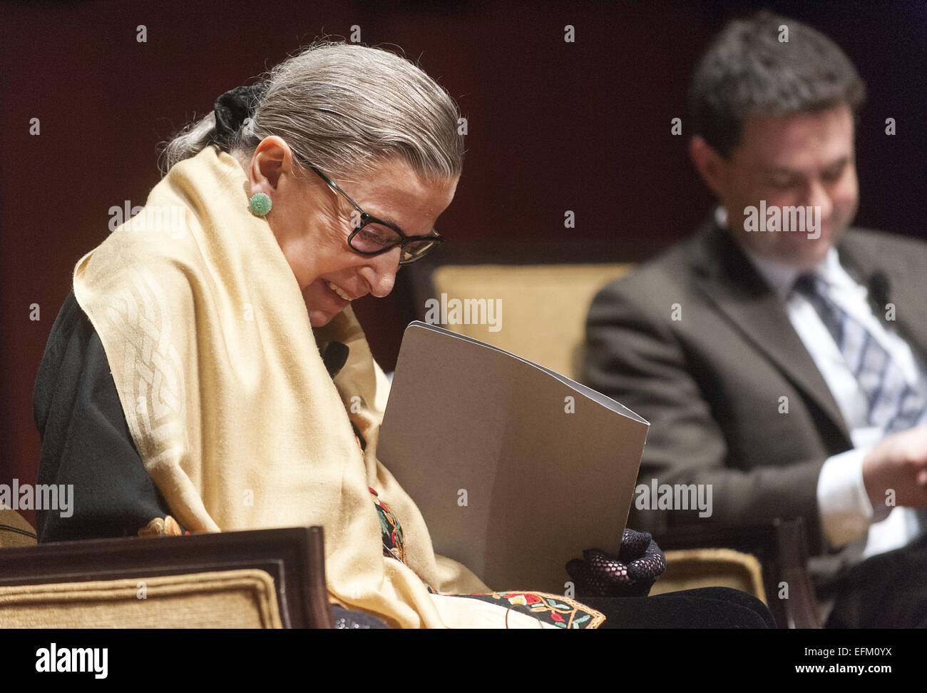 Ann Arbor, MI, USA. 5th Feb, 2015. U.S. Supreme Court Justice Ruth ...