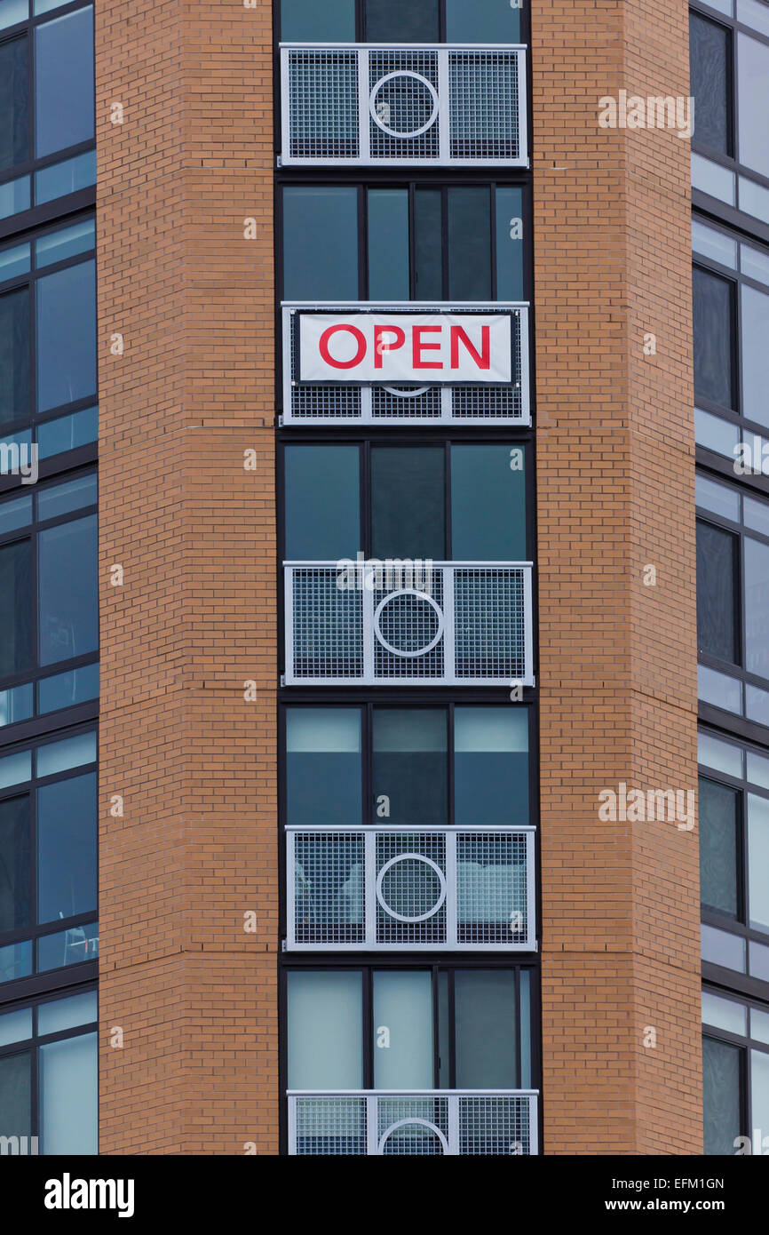 Condominium building sign hi-res stock photography and images - Alamy