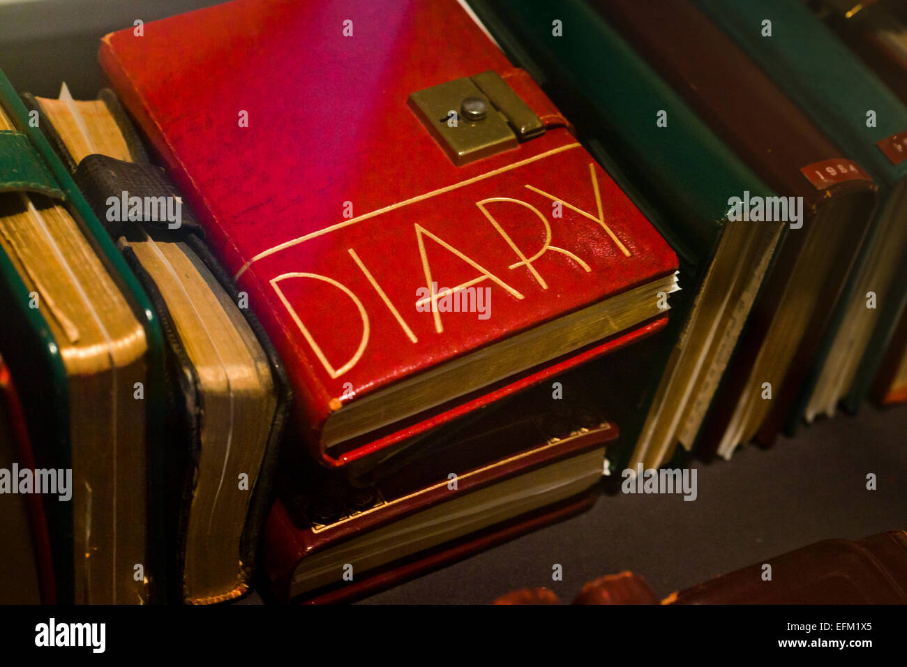 Vintage diary hi-res stock photography and images - Alamy