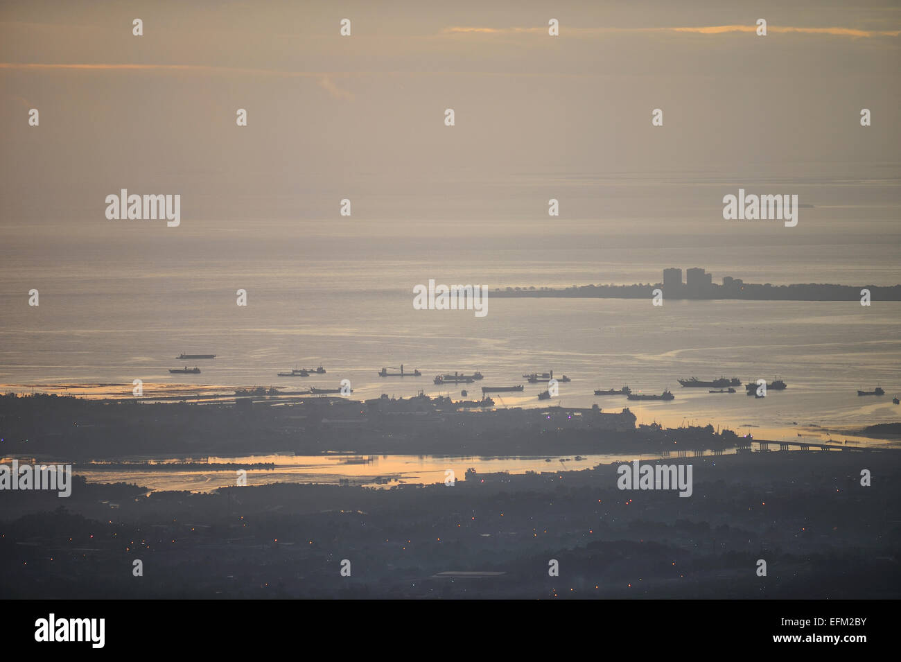 Early morning Mandaue Cebu City Philippines Stock Photo - Alamy