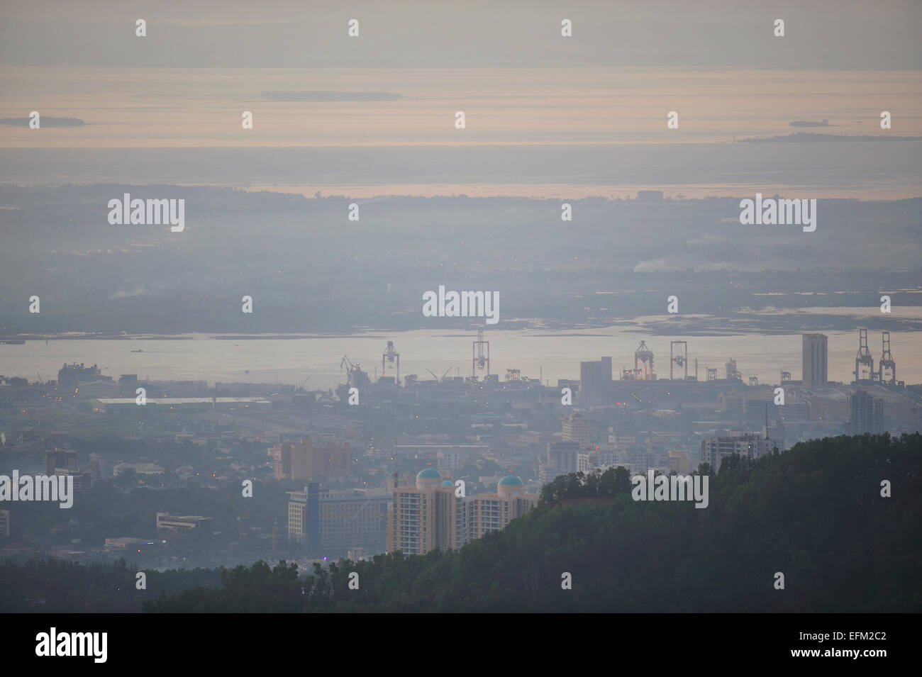 Early morning Port Area and Docks Cebu City Philippines Stock Photo - Alamy