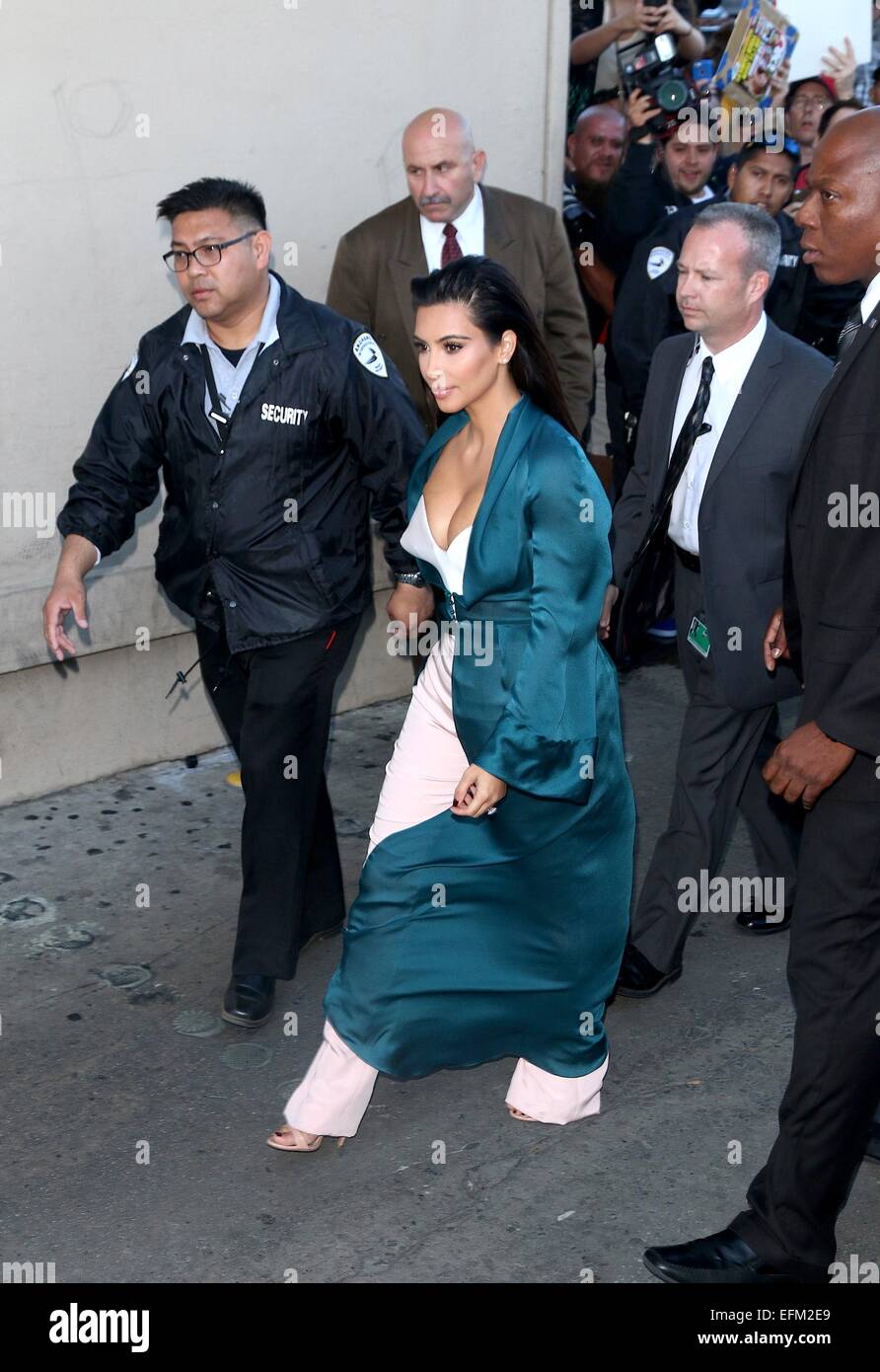 Kim Kardashian arrives at the ABC studios for late-night talk show ...