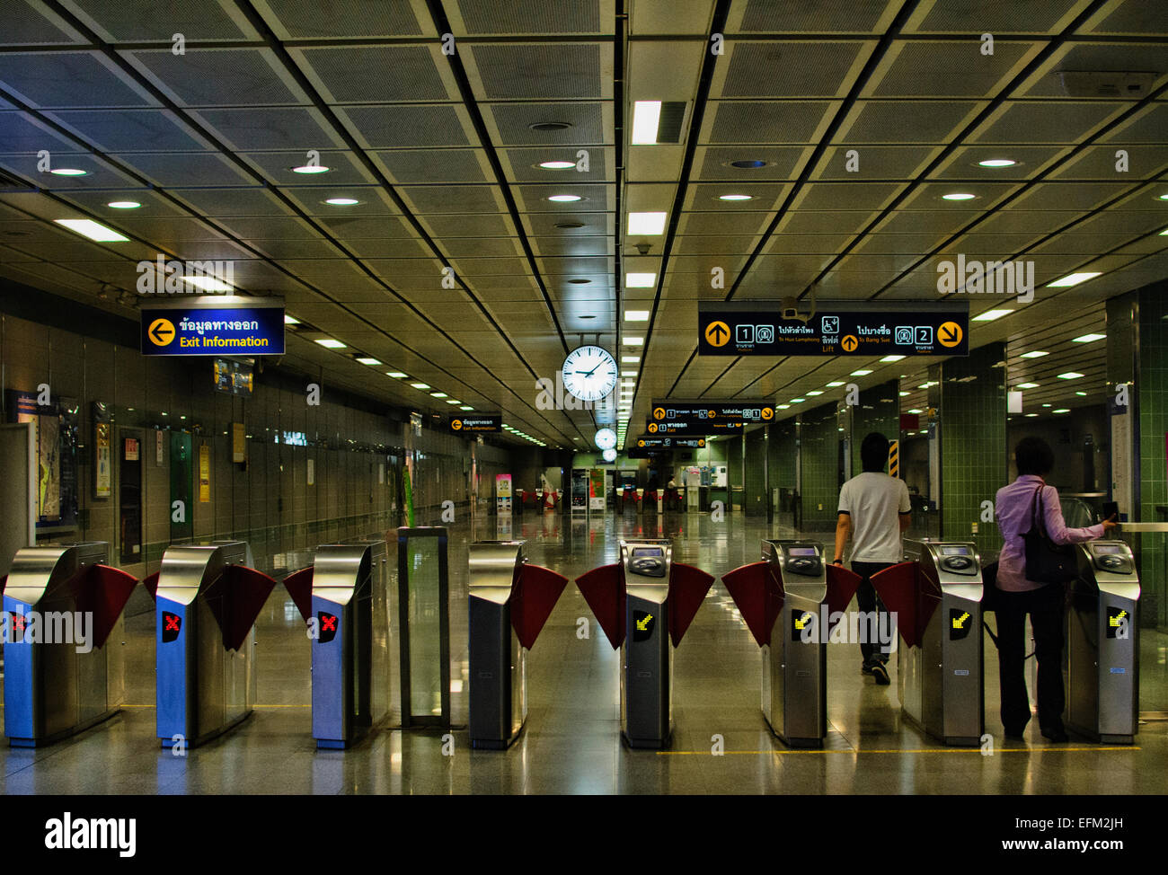 Inside the BTS train station in Bangkok, Thailand Stock Photo - Alamy
