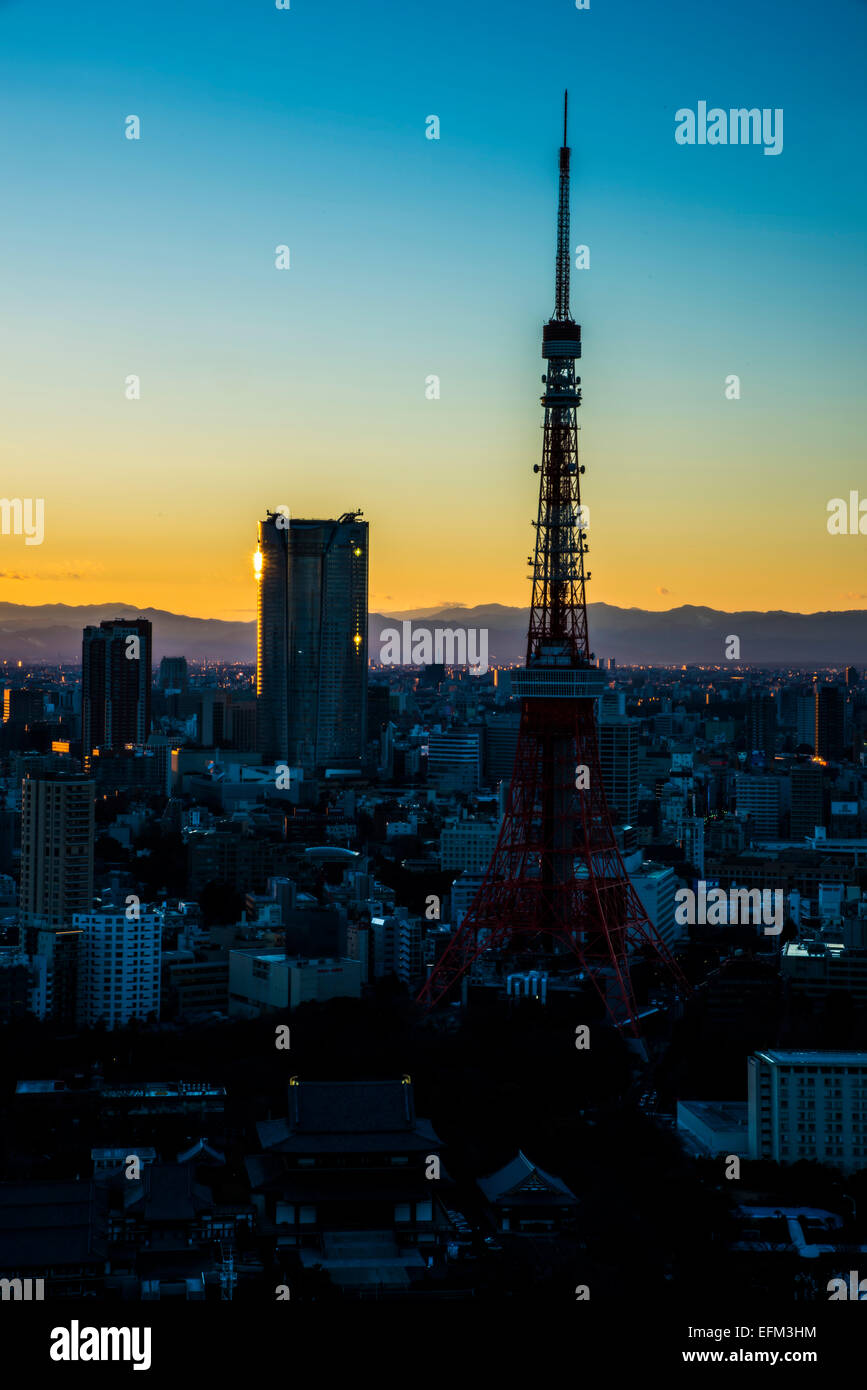 Tokyo tower,view from World Trade Center Building,Hamamatsucho,Tokyo ...
