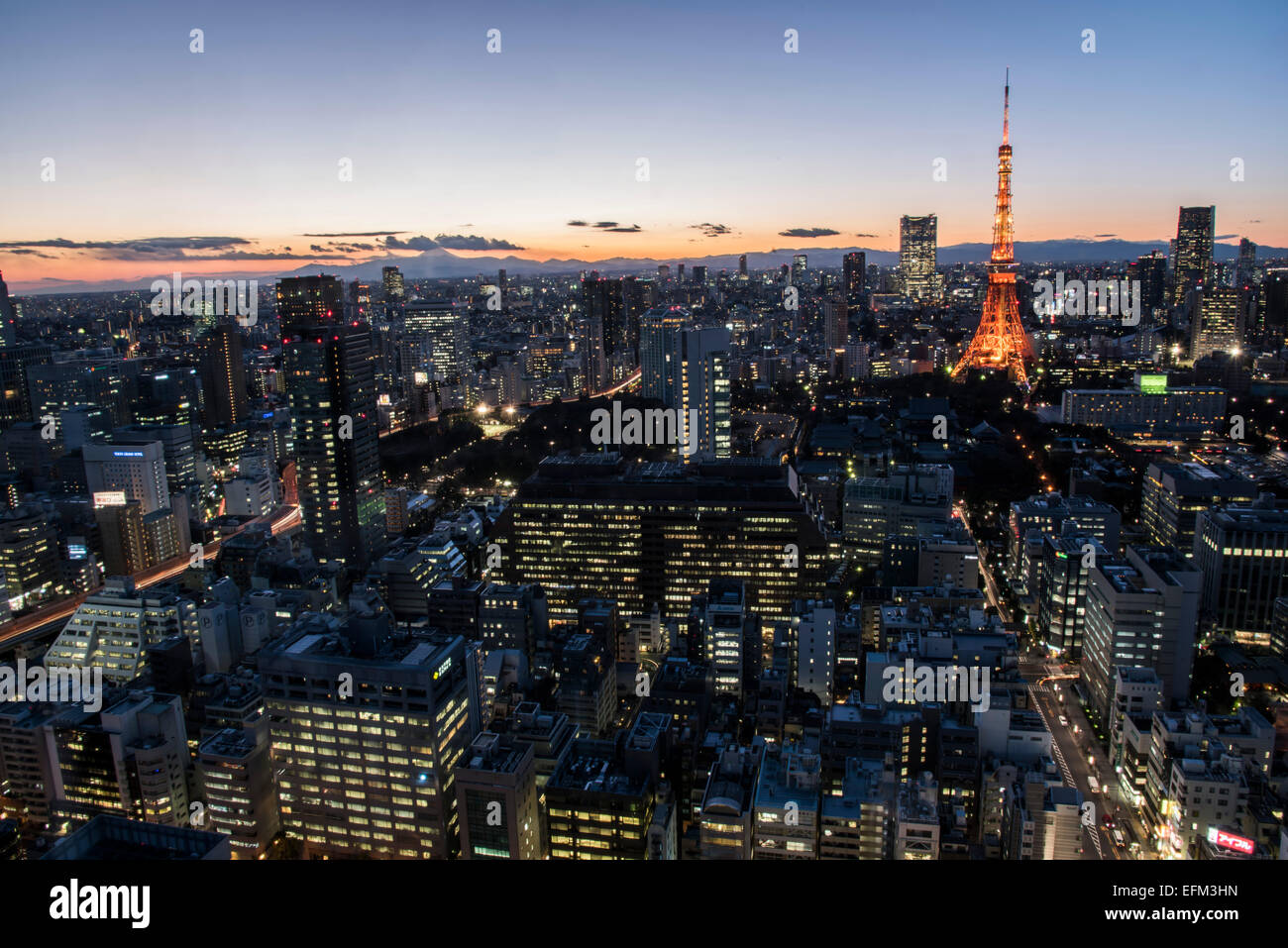 Tokyo tower,view from World Trade Center Building,Hamamatsucho,Tokyo ...